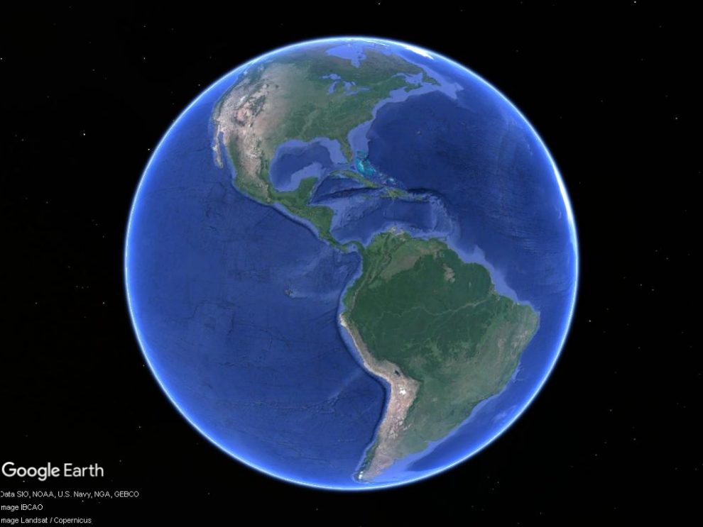 Mapa de América Google Earth - RadioHouse