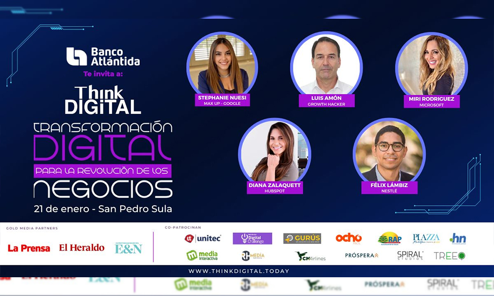 Banco Atlántida presenta la edición número 12 del Think Digital Today este sábado - RadioHouse