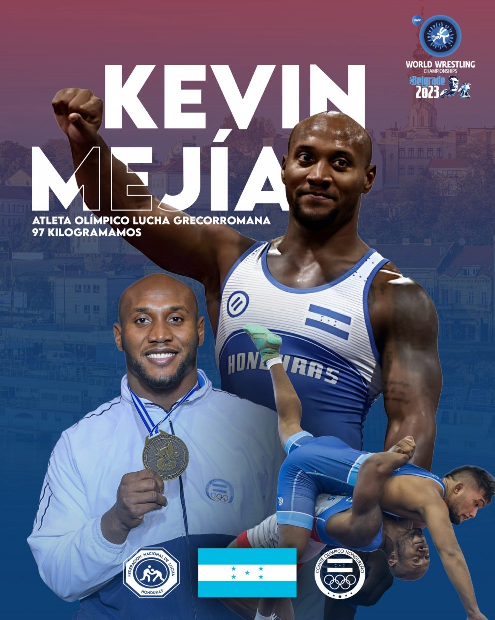 Kevin Mejía representará a Honduras en lucha grecorromana en el ...