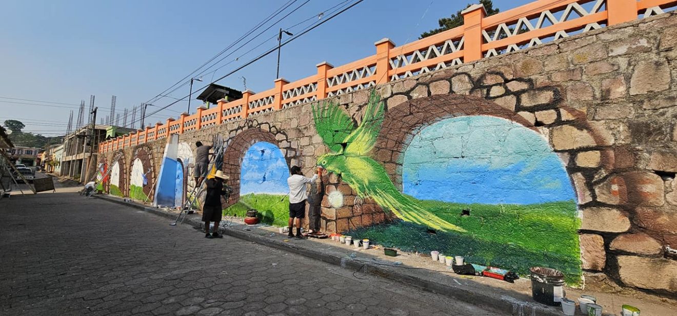 Dulce Nombre de Copán celebra el segundo Festival de Muralismo en 3D ...