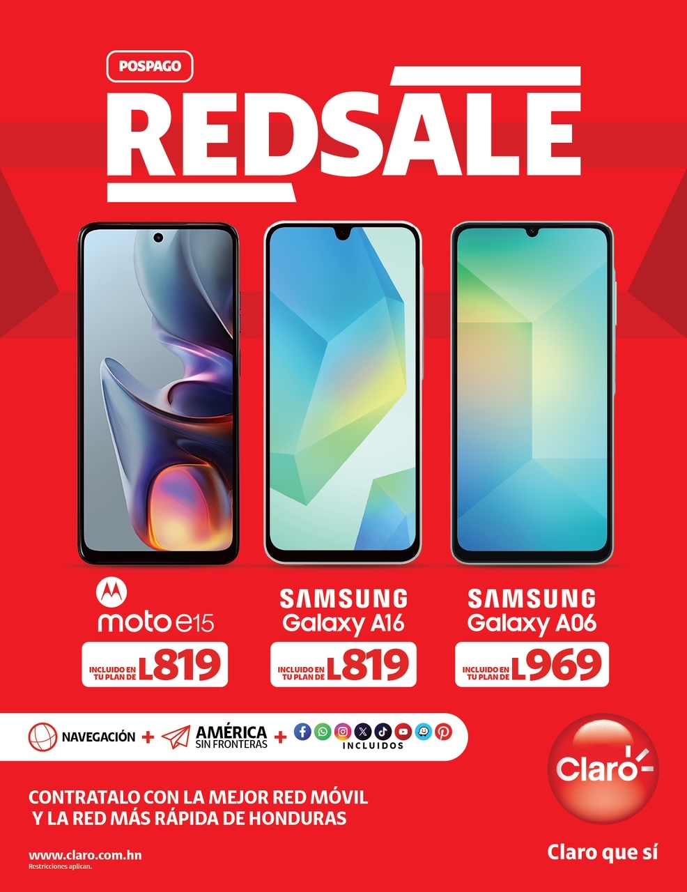 Claro Celebra el Red Sale con descuentos que te conectan a la red más ...